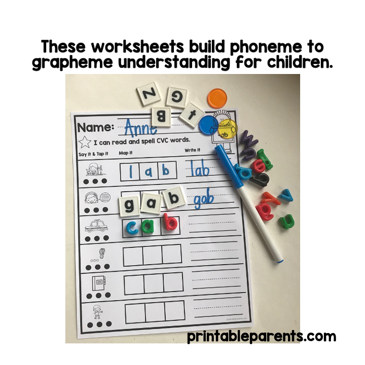 Word Mapping Bundle – Printable Parents