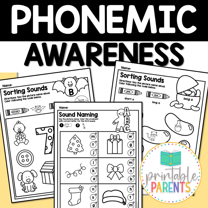 Phonemic Awareness Worksheets For Kindergarten