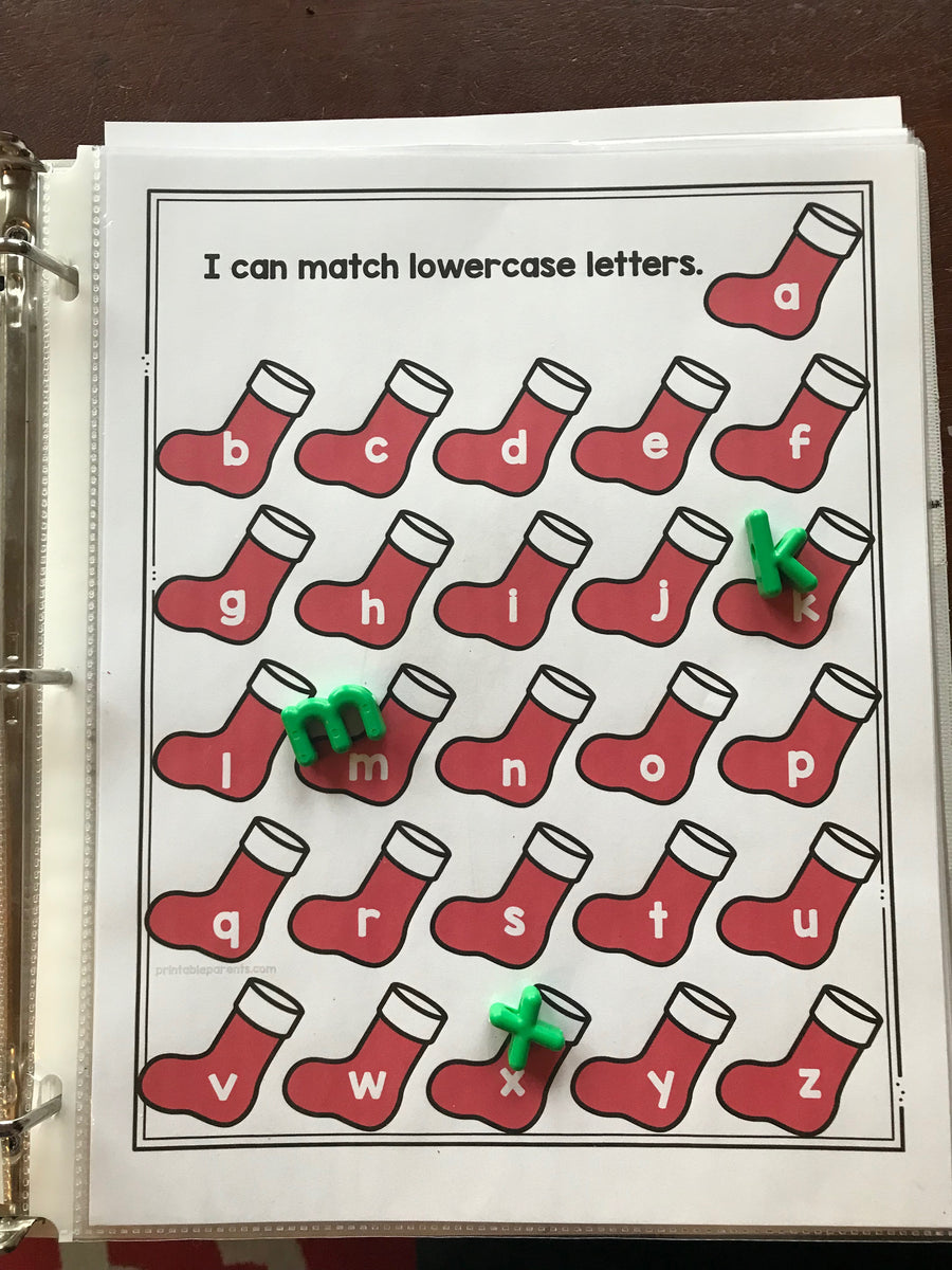 December Preschool Busy Binder – Printable Parents