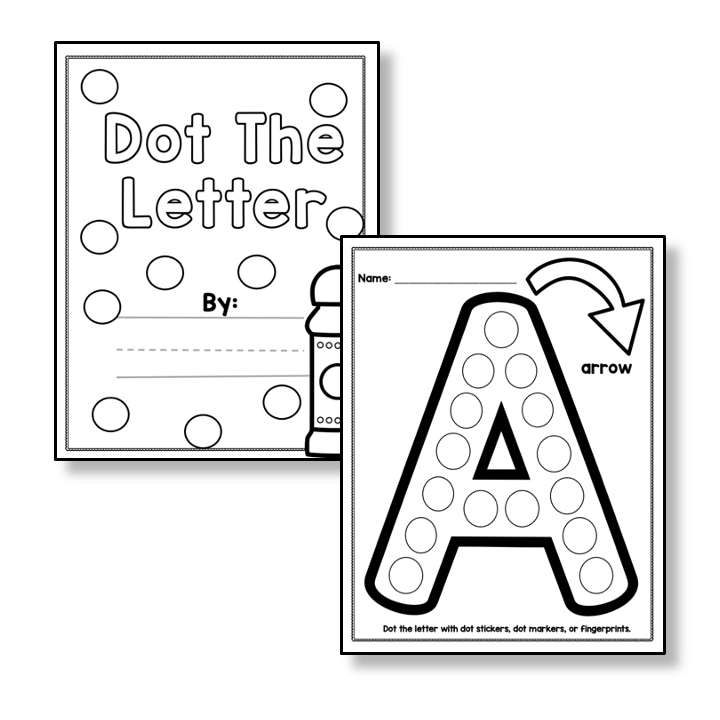 Dot and Paint the Alphabet Printables – Printable Parents