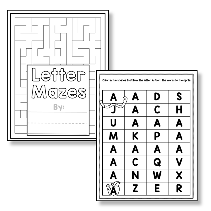 Color and Trace the Alphabet Worksheet Pack – Printable Parents