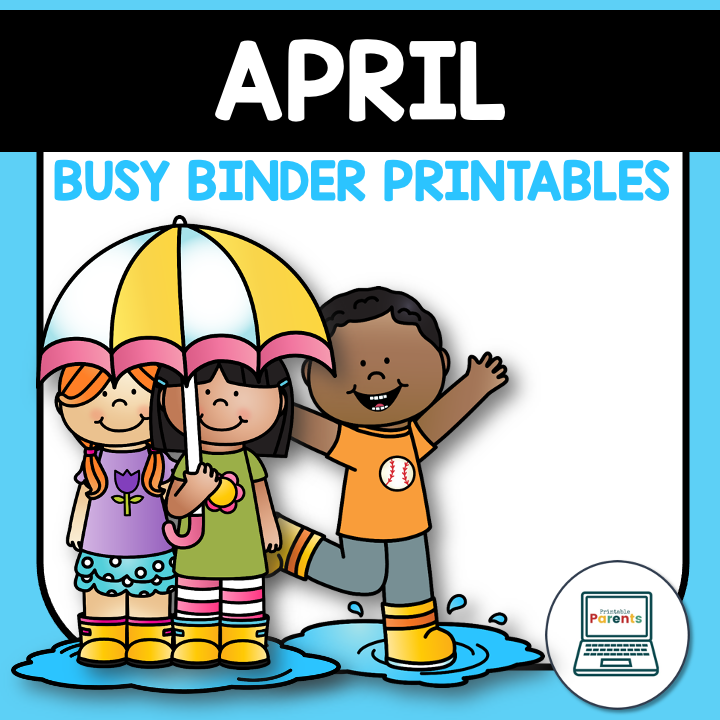 April Preschool Busy Binder – Printable Parents