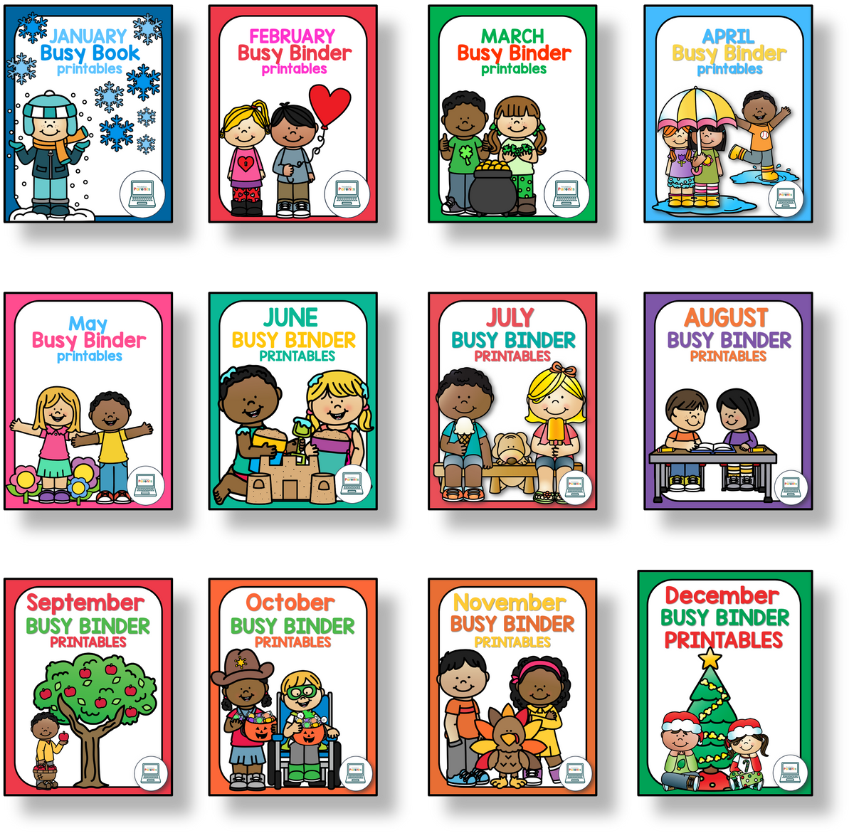 Preschool Busy Binder Bundle – Printable Parents