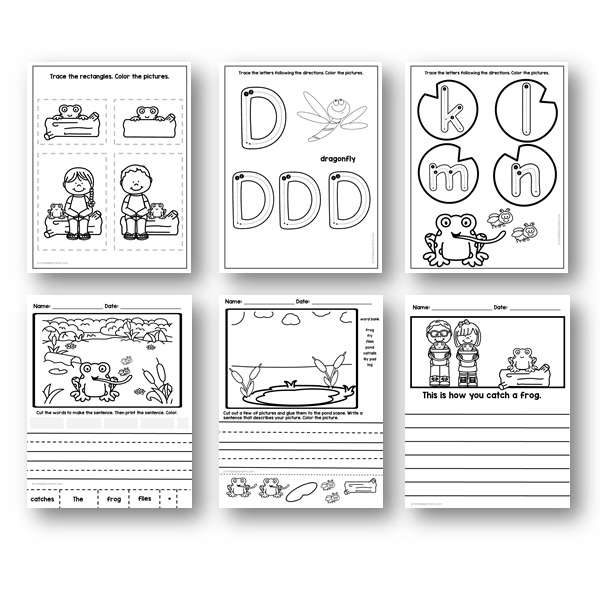 Frog Writing Pack – Printable Parents