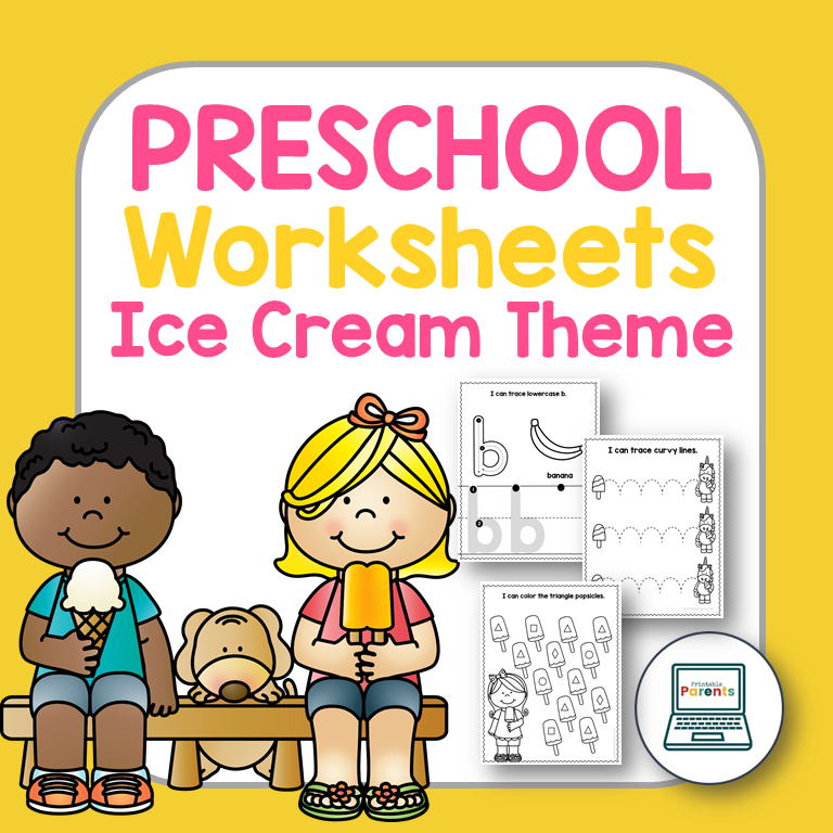 Ice Cream Preschool Worksheets – Printable Parents