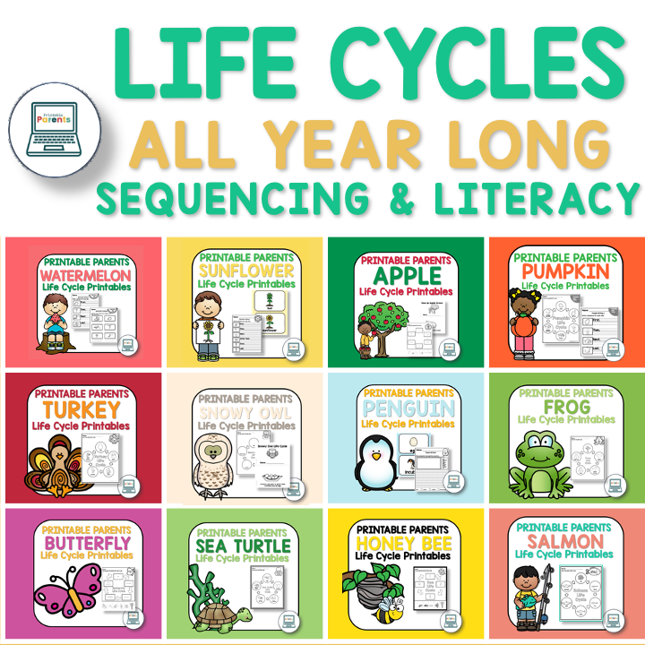 Life Cycles Bundles – Printable Parents