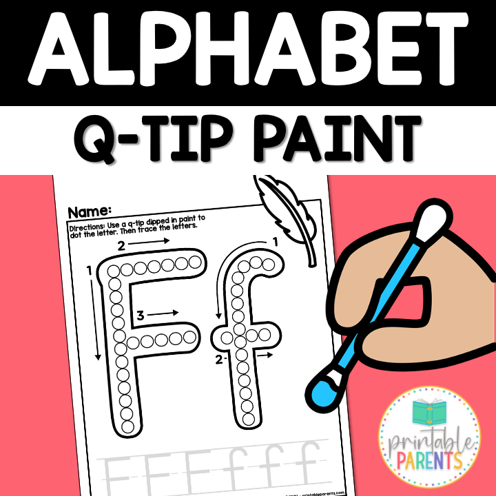 Dot and Paint the Alphabet Printables – Printable Parents