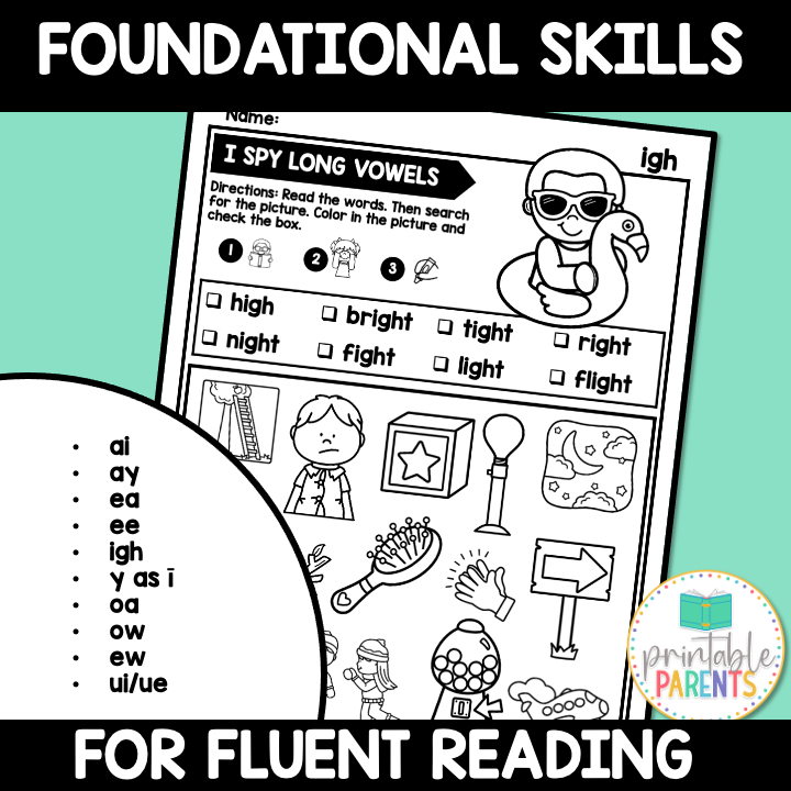 Long Vowel Teams Summer Phonics Worksheets – Printable Parents