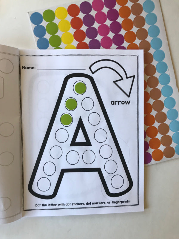 Dot and Paint the Alphabet Printables – Printable Parents