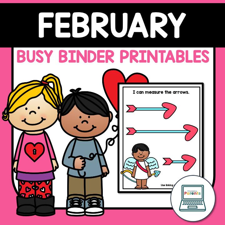 February Preschool Busy Binder – Printable Parents