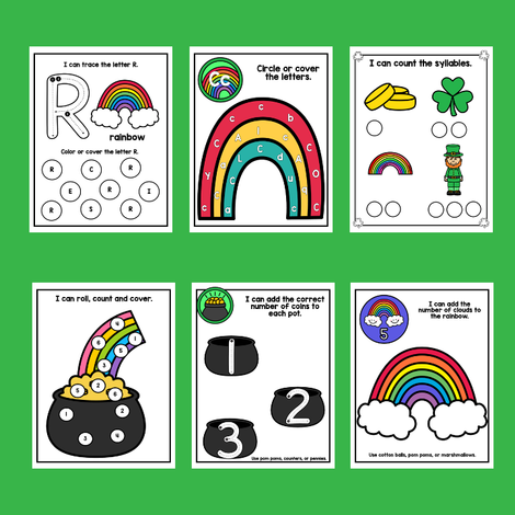 March Preschool Busy Binder – Printable Parents