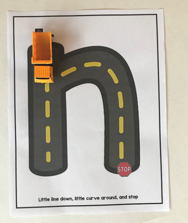 Road Letters and Numbers – Printable Parents