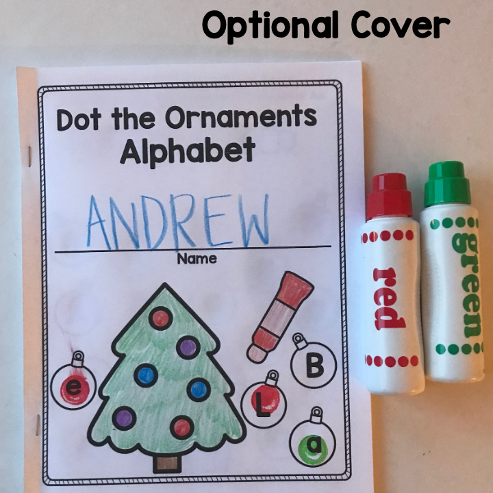 Christmas Dot the Alphabet Worksheets – Printable Parents