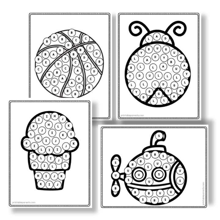 Complete Dot Marker Printables Bundle – Printable Parents
