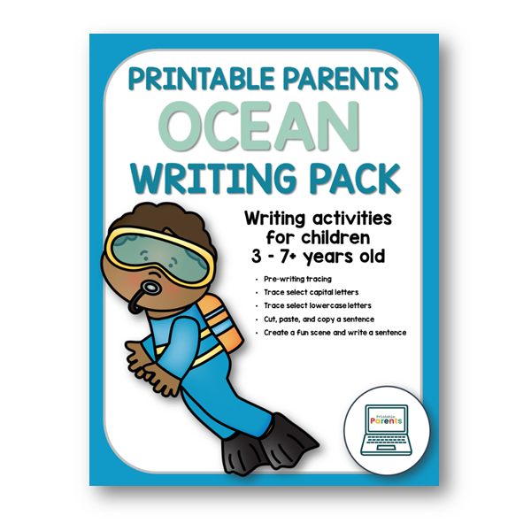 Ocean Writing Worksheets – Printable Parents