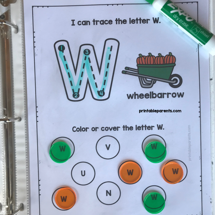 October Busy Binder for Preschoolers – Printable Parents