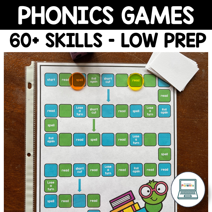 Phonics Games for Reading and Spelling – Printable Parents