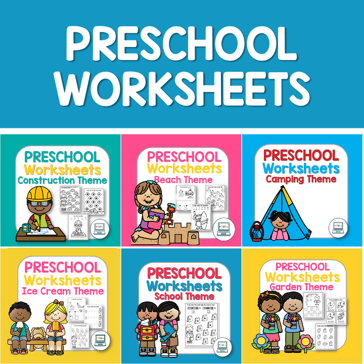 Preschool Worksheet Bundle – Printable Parents
