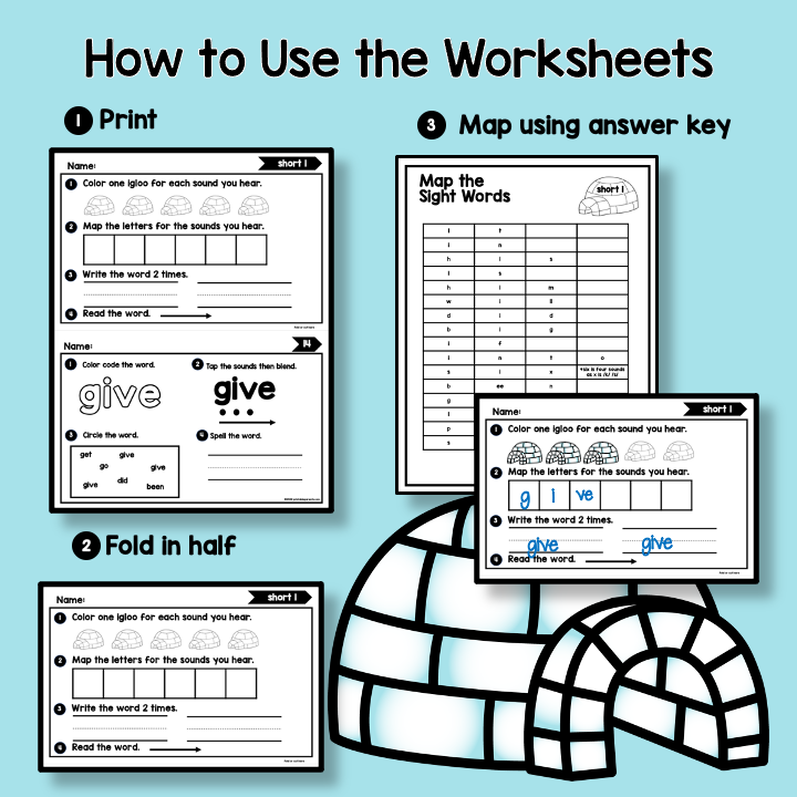 Short I Sight Words – Printable Parents