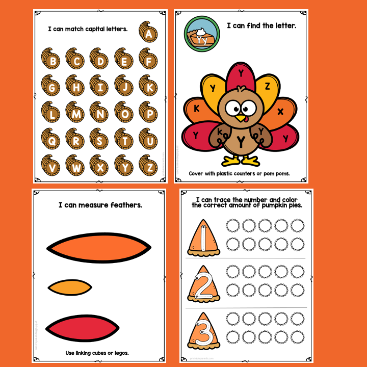 November Busy Binder for Preschoolers – Printable Parents