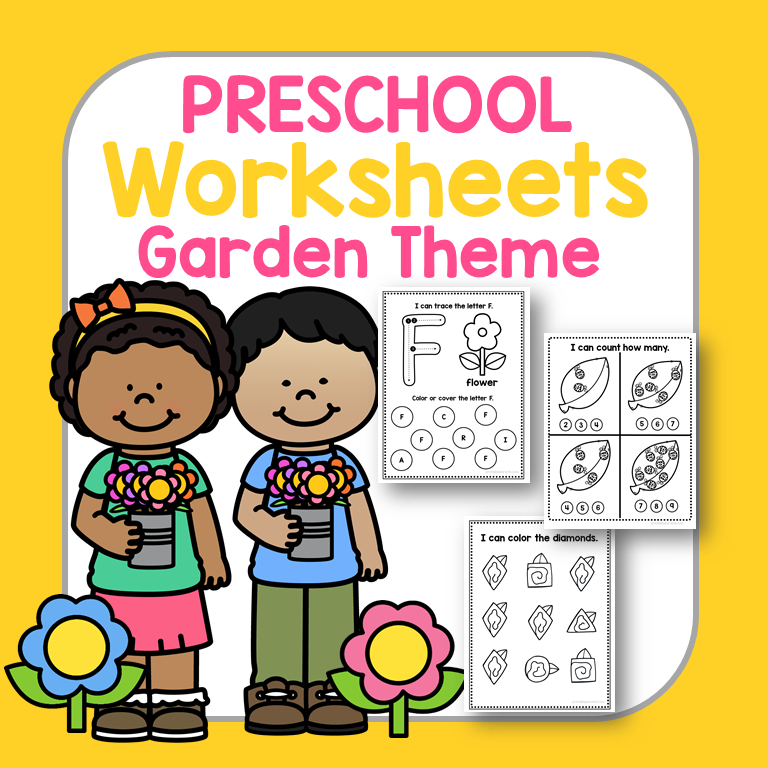 Flower & Garden Worksheets for Preschool – Printable Parents
